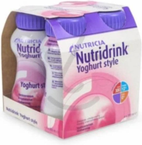 Nutricia Nutridrink Yoghurt Style Framboos 4 x 200 ml | bol