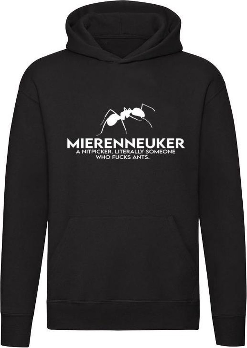 Mierenneuker hoodie | dierendag | dier | prutser | grappig | unisex | trui | sweater |... | bol.com