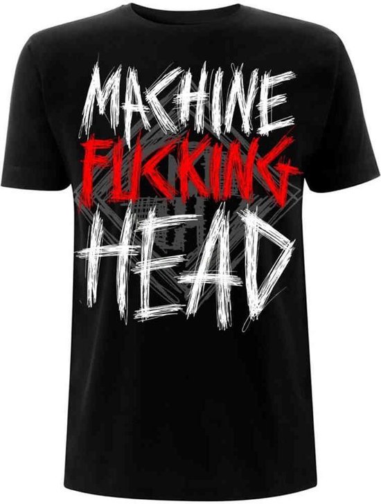 Machine Head Heren Tshirt -M- Bang Your Head Zwart | bol