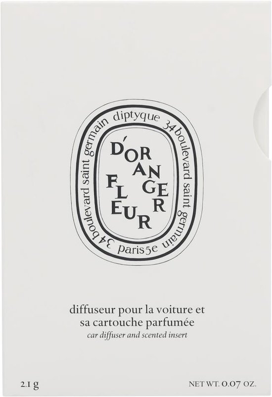 Diptyque Car Diffuser With Fleur D'Oranger Insert 2,1gr | bol