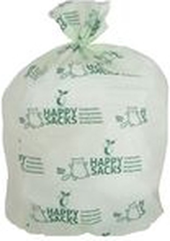 Happy Sacks biozakken 60 liter - Doos 24 rol à 10 stuks | bol