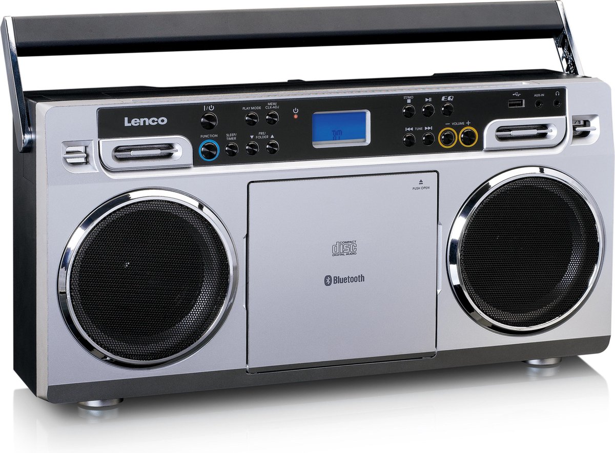 Lenco SCD-580SI - Draagbare radio CD speler met Bluetooth en USB ...