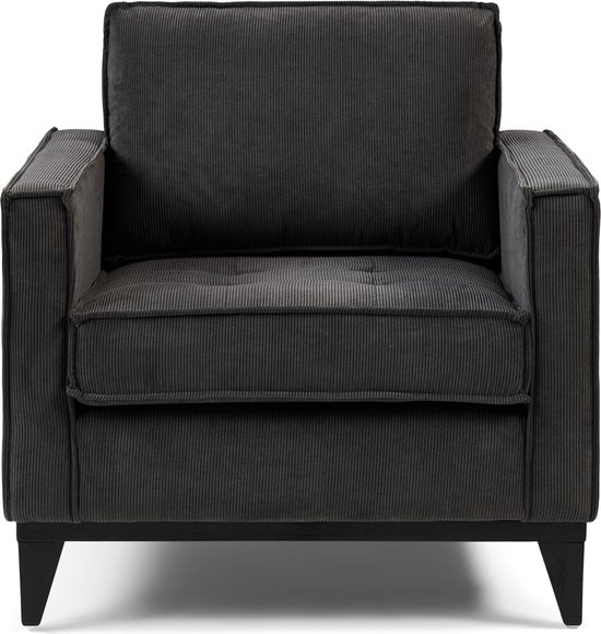 Riviera Maison The Jake Armchair Mocha - Polyester, Rubberhout - 94 ...