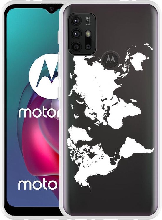 Motorola Moto G10 Hoesje World Map - Designed by Cazy | bol