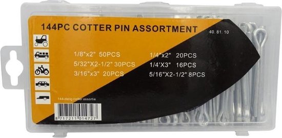 Assortimentsdoosje Splitpennen 144 Dlg. | bol