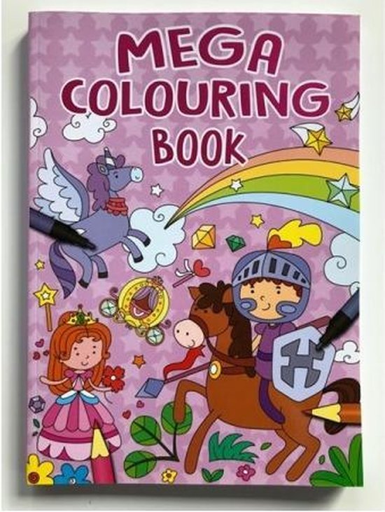Mega Colouring book - mega Kleurboek - | bol.com