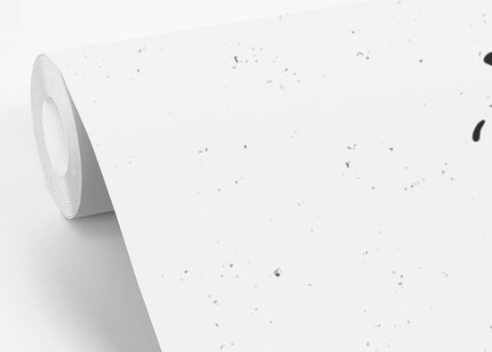 Behang - Fotobehang - Illustratie van een zwarte kaart van de Malediven ...