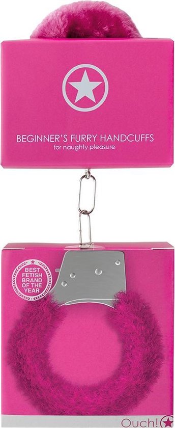 Beginner's Handcuffs Furry - Pink - Handcuffs - Shots - Ouch! (all ...