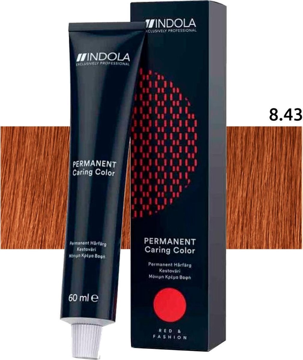 Indola - Indola Profession Permanent Caring Color 8.43 60ml | bol