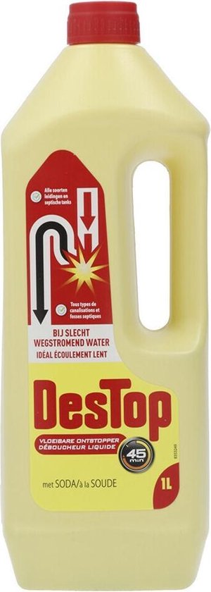 6x Destop Vloeibare Ontstopper 1 liter | bol.com