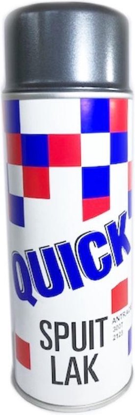 Quick Lak antraciet - 400ml - Duurzame afwerking - Eenvoudige ...