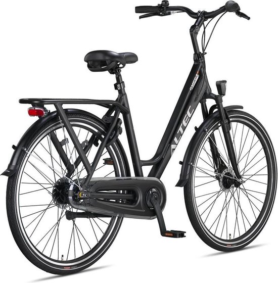 Altec Omega Plus Damesfiets 28 inch 56cm 7v Mat Zwart | bol