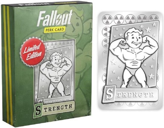 Fallout Limited Edition Perk Card - Strength | bol.com