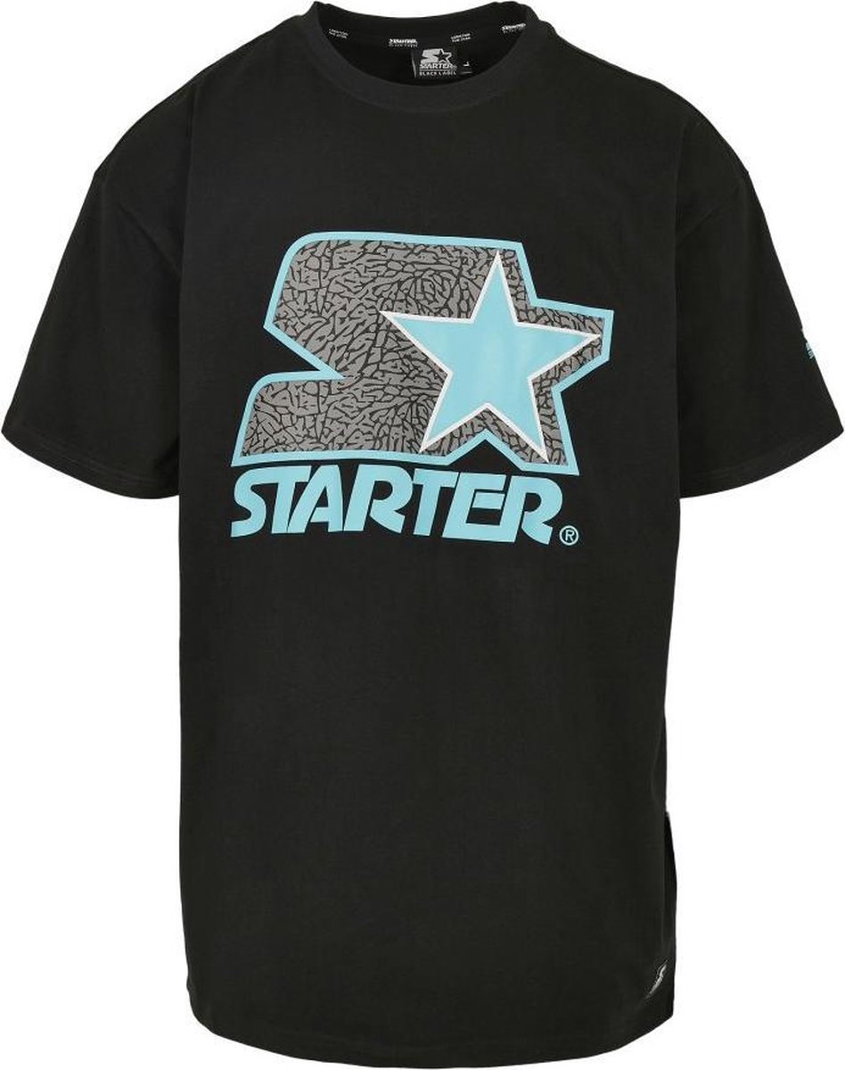 Starter Heren Tshirt -2XL- Starter Multicolored Logo Zwart | bol.com