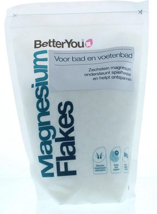 Betteryou Magnesium Vlokken - Voor huid en botten, verlicht ...