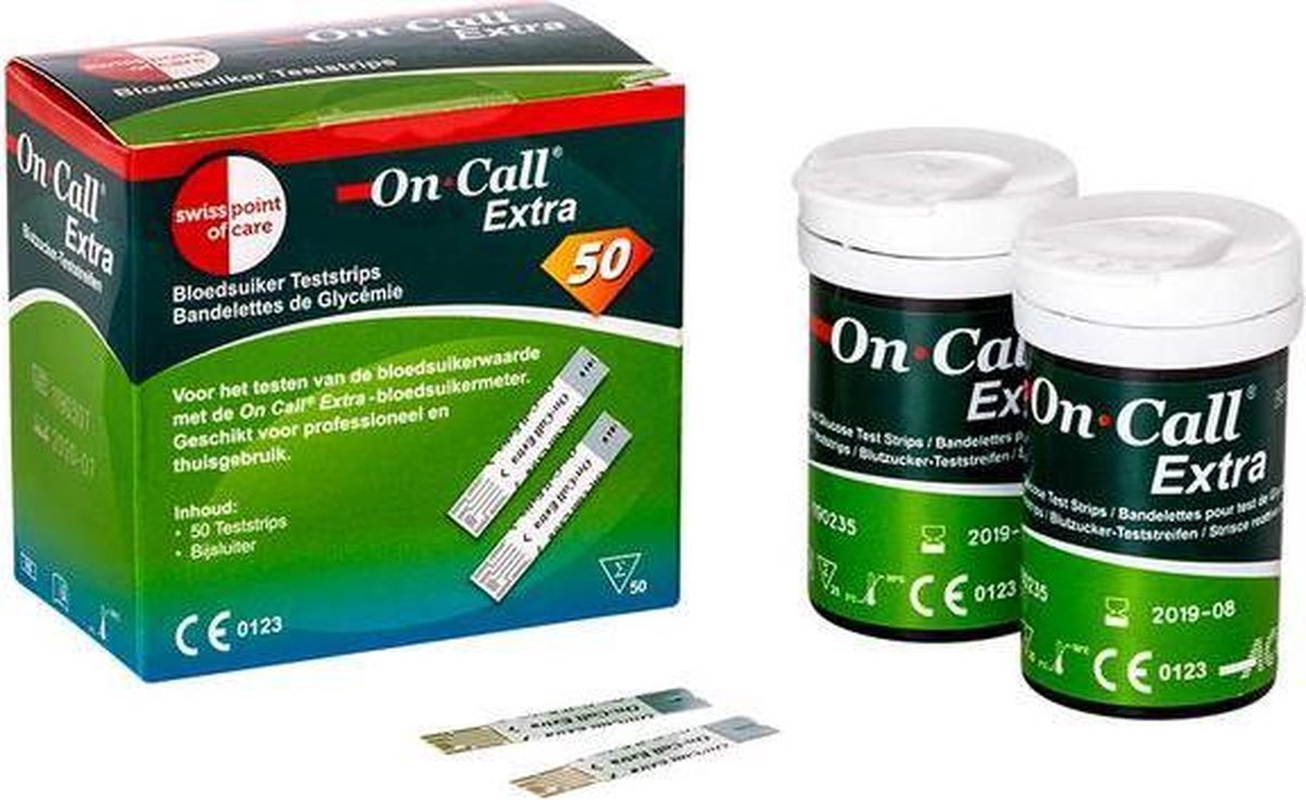 bol.com | On Call Extra Glucose Teststrips (x50)