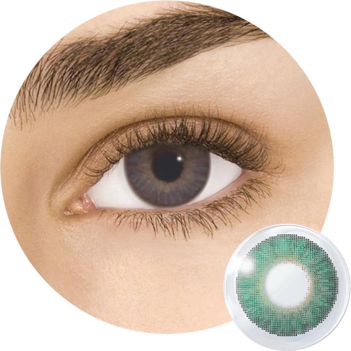 +0,25 - Air Optix® Colors Turquoise - 2 pack - Maandlenzen ...