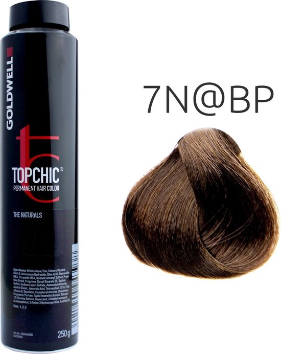 Goldwell Topchic Hair Color bus - 250 ml 7N@BP | bol