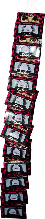 Katie Price False Eyelashes Geschenkset 4 x Tame + 4 x Wild + 4 x ...