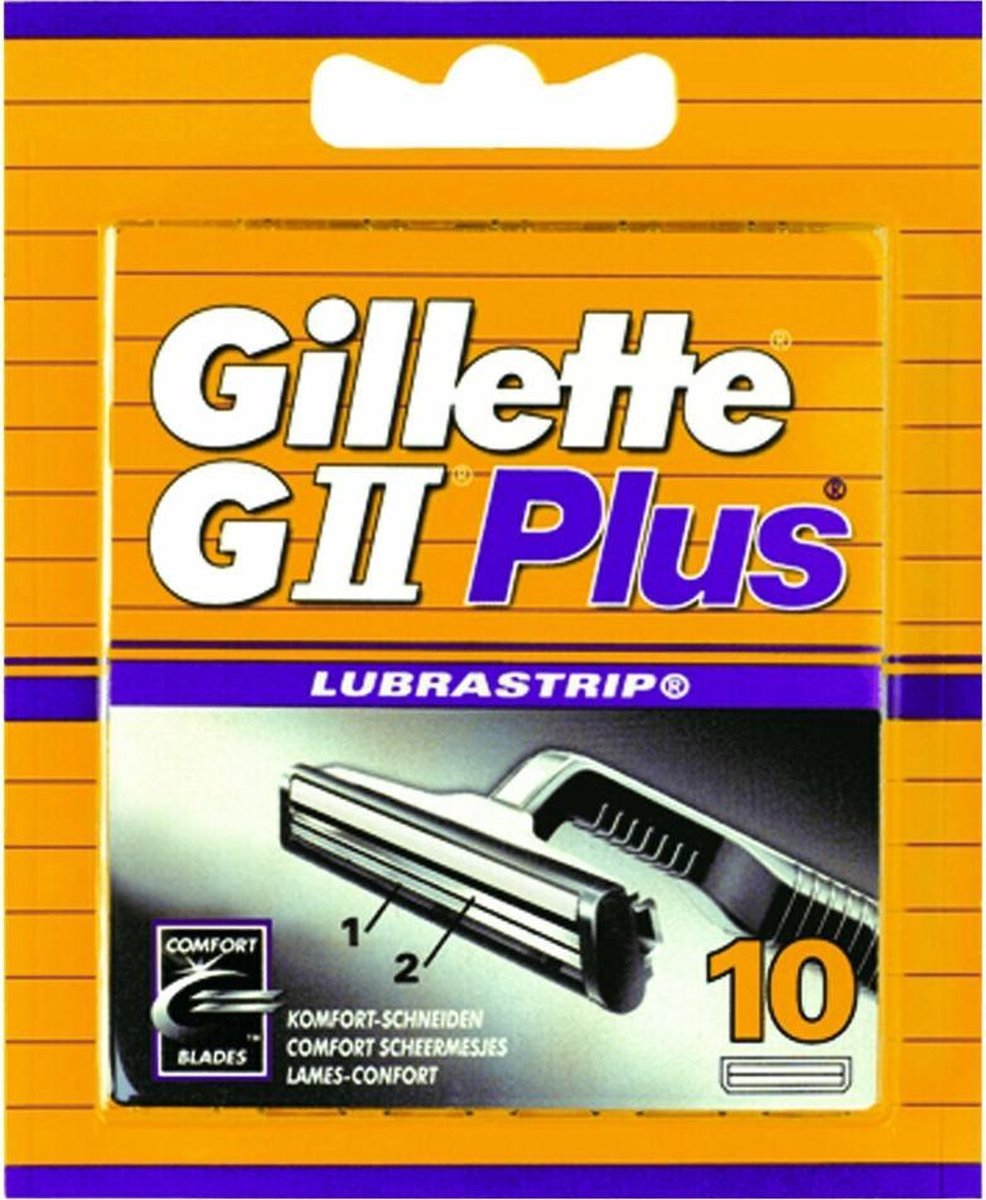 bol.com | Gillette GII Plus Wegwerpscheermesjes Mannen - 10 stuks