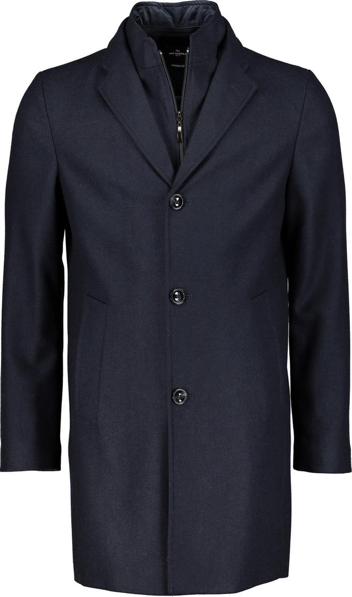 Jac Hensen Jas - Modern Fit - Blauw - 57 | bol.com