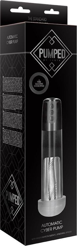 Automatic Cyber Pump with Masturbation Sleeve - Transparent - Pumps - Shots - Pumped -... | bol