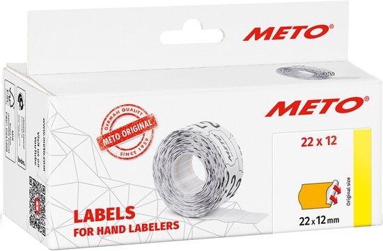 30007341 - White - Price tag - Permanent - 26 x 12 - Paper - Germany | bol