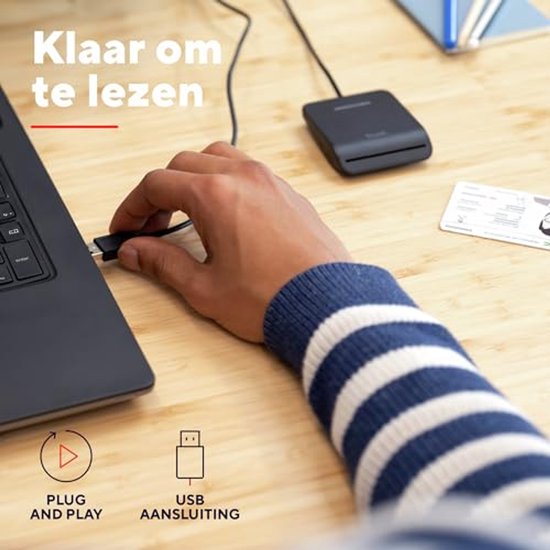Smart Card Reader voor DNI, Compatibel met FIPS 201, FIPS TAA en ISO ...