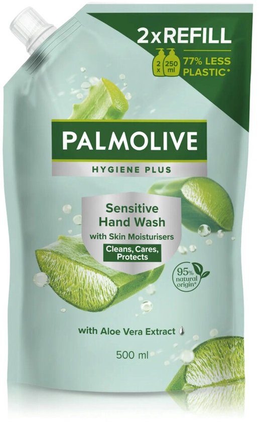 Palmolive Handzeep Navulling Doypack Hygiene Plus Sensitive ...