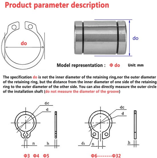 C-klem asborgring - hoogwaardig mangaanstaal - set van 510 stuks | bol