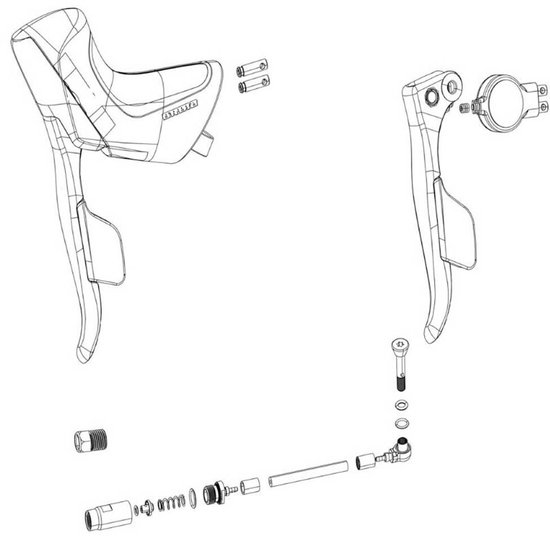 Sram Dual Command Apex Etap Axs Disc Linker Remhendel Met Elektronische ...
