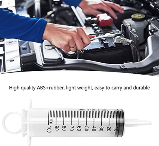 Brake Bleed Kit, Motorcycle Hydraulic Disc Brake Vent Kit 100ML Syringe ...