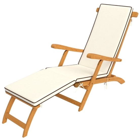 Houten Ligbed 160 kg Belastbaar Opvouwbaar Met Voetsteun En Matras ...