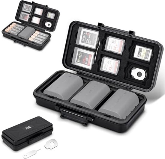Waterproof Battery and Memory Card Storage Case | bol
