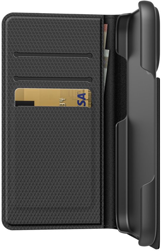 Etui portefeuille "The Classic" pr iPhone 16, Noir | bol