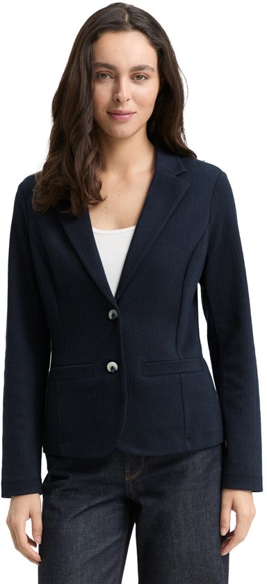 Tom Tailor Regular fit jacquard blazer | bol