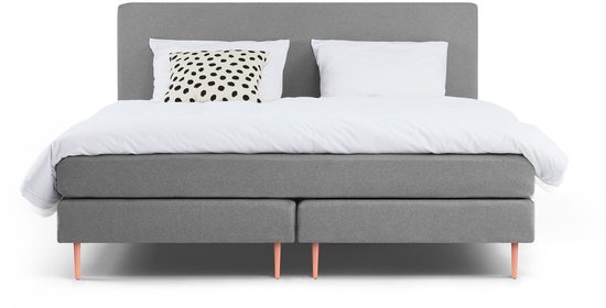 Maxi Box Ambra - 180 x 200 cm - light grey | bol