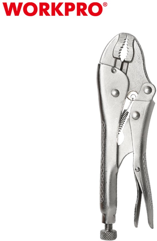 WORKPRO WP231054 – Griptang – 250 mm – CR-V Staal – Rechte Bek ...