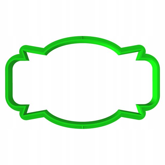 Koekjesvorm Label Plaquette Frame - Unieke Bakvorm voor Koekjes | bol