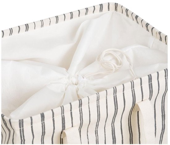 Rikke wasmand beige, zwart. | bol