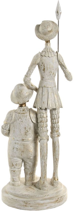 Decoratieve figuren Home ESPRIT Wit Gouden 14 X 13 X 42,5 CM | bol
