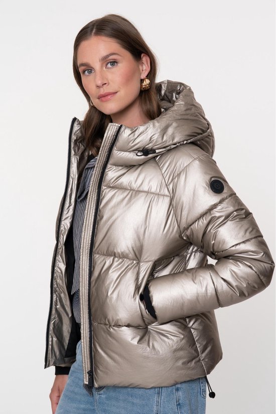 Geisha Jas Zilveren Jas 58511 12 Gun Metal Dames Maat - S | bol