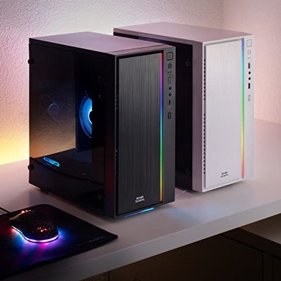 Compacte Gaming PC Behuizing met RGB Verlichting en 16 Modi | bol