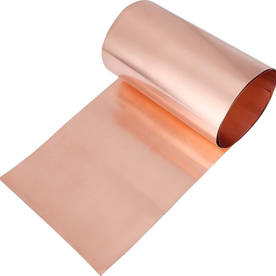 4 Rolls Copper Flashing - Copper Leaf Roll 2x100cmx1mm - Soft Foil ...