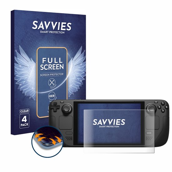 Savvies - Screenprotector voor Valve Steam Deck / OLED - Folie ...