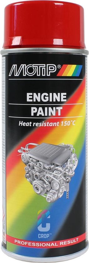 MoTip Engine Paint ROOD spuitbus 400ml | bol