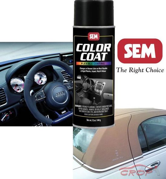 SEM Color Coat dashboardlak in spuitbus - 15843 Medium Parchment | bol