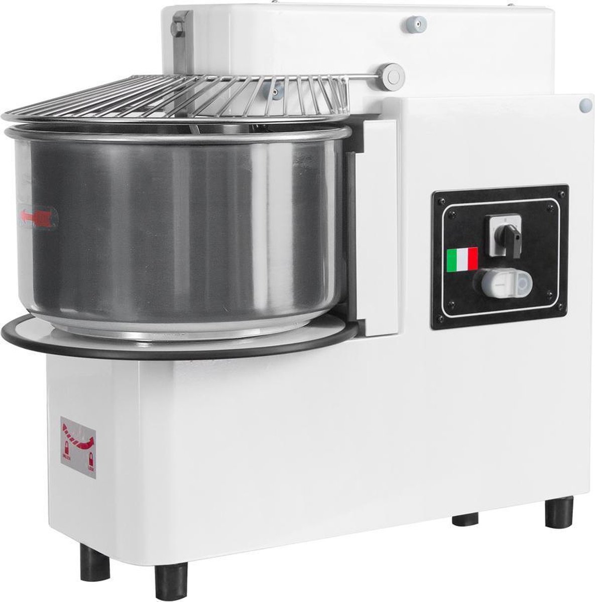 Deegmixer - 22 liter / 18 kg - 2 snelheden - afneembare kom en ...