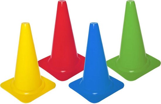 Pion Medium | Voetbal pionnen | Rood | Cawila | bol