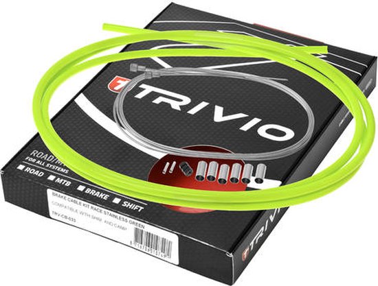 Trivio - Race Remkabel Set Compleet RVS Groen | bol.com